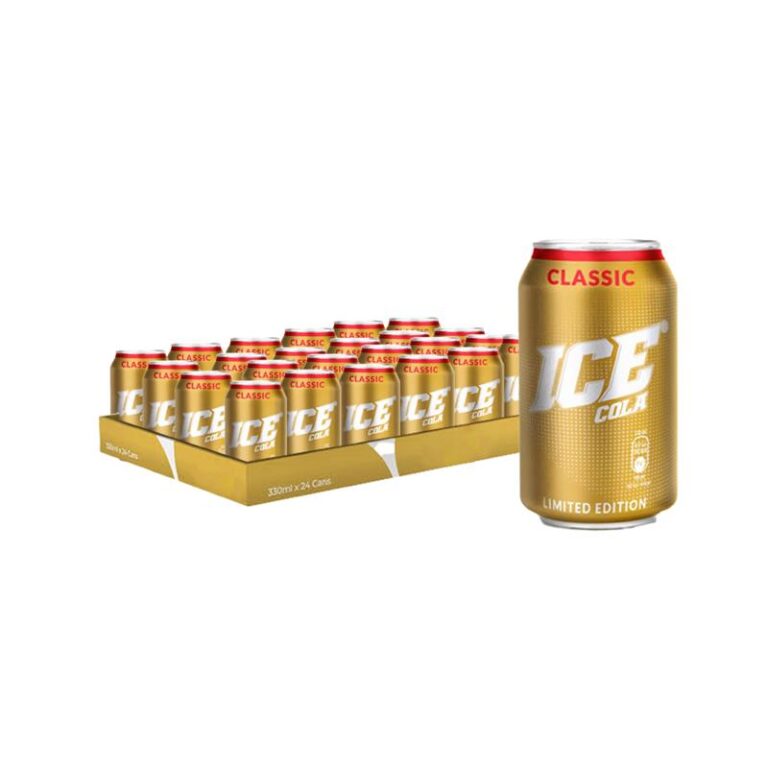 Classic ice cola Gold Anniversary Edition 24x330ml Cans – Ice Drinks